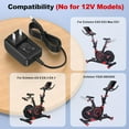 JUNXIAO-Power Cord Charger for Echelon EX5 EX3 Max EX1 EX-5 EX-3 Smart Connect Exercise Bike 9V ...