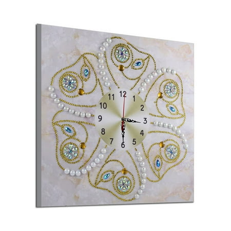 RYRDWP Painting Diamond Clock Kits 5D Diamond Art Craft,DIY | Walmart ...