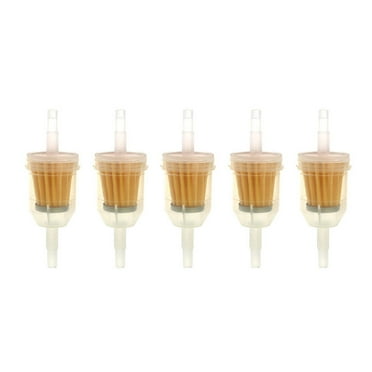 Fyeme Inline Fuel Filter, Chrome Fuel Filter, Aluminum Metal Fuel ...