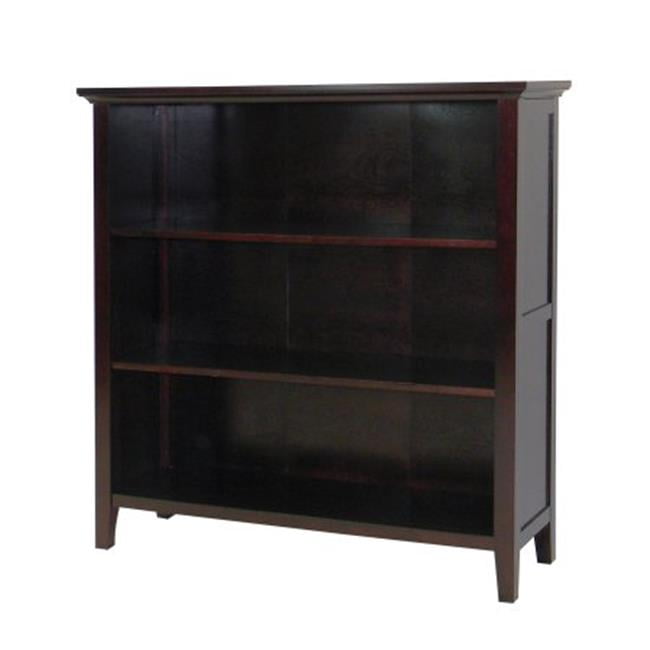 3-Shelf Bookcase in Espresso Finish - Walmart.com