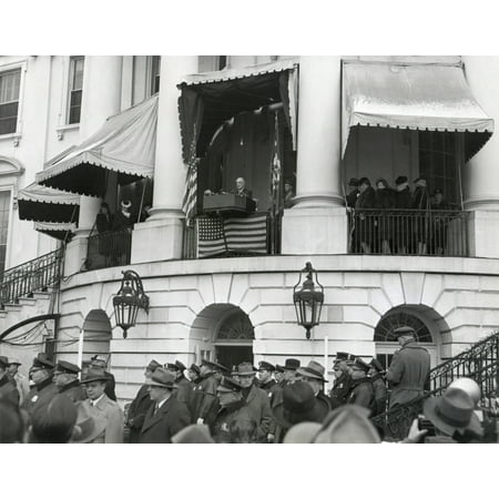 President Franklin Roosevelt At His Fourth Inauguration On Jan. 20 ...