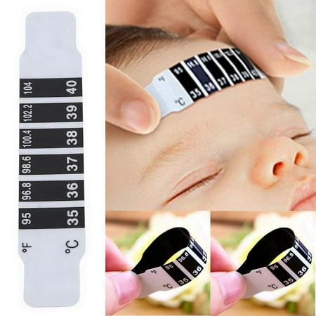 Forehead Thermometer Strip Head Temperature Test Thermometer Sticker ...