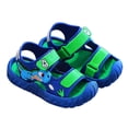 BOOMNY Girls Workout Sandals Open Toe Flat Sandals for Kids Adjustable ...