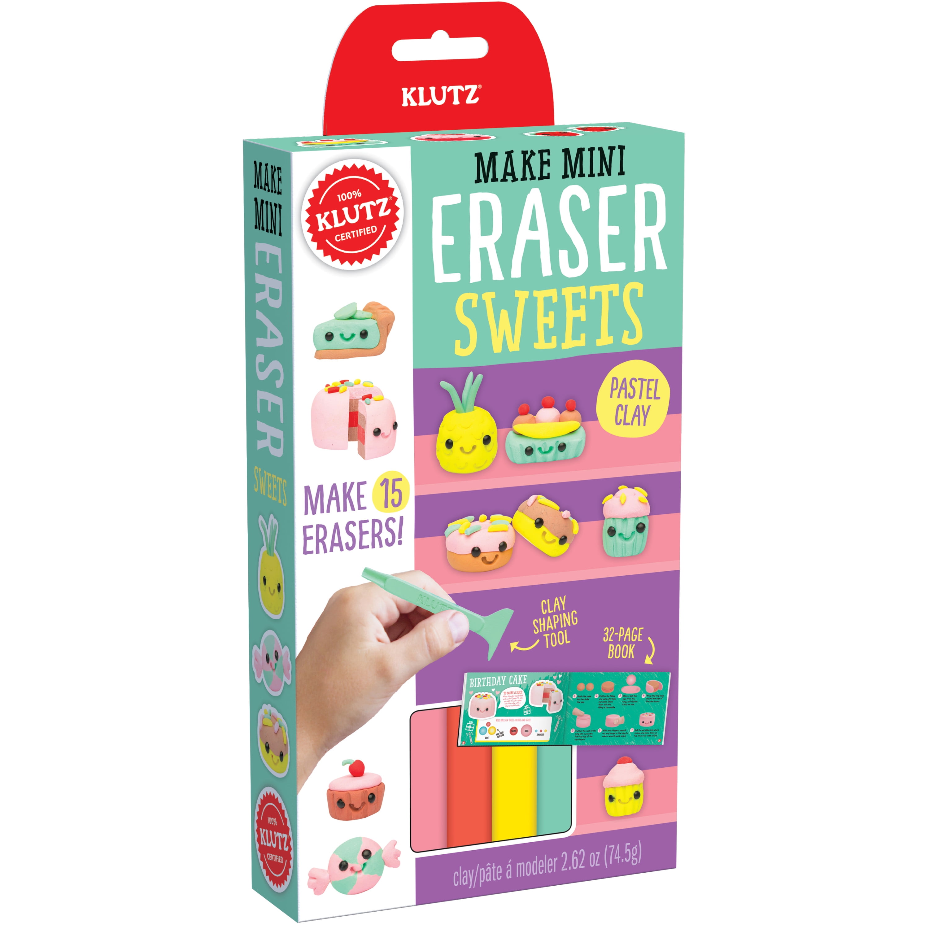 Klutz Make Mini Eraser Kit, Sweets - Walmart.com