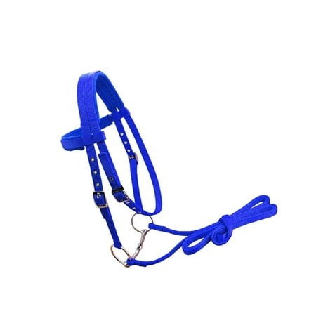 kurtrusly Horse Bridle Rein Harness Headstalls Removable Snaffle Nylon ...