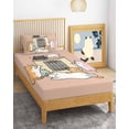 3 Piece Twin Sheet Set Pink Brown Cute Cat Sheets Set for Twin Size Bed ...