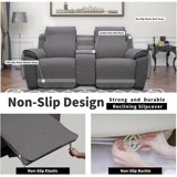 Easy-Going Loveseat Reversible Couch Cover with Console: Furniture ...