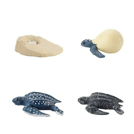 Tatum88 Leatherback Turtle Miniature Figurines Model, Creatures Toy ...