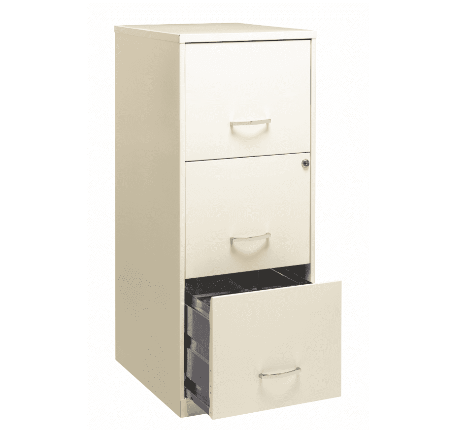 Archivero Metálico Hirsh Armado 3 Cajones Tamaño Carta Blanco Hirsh 3 ...
