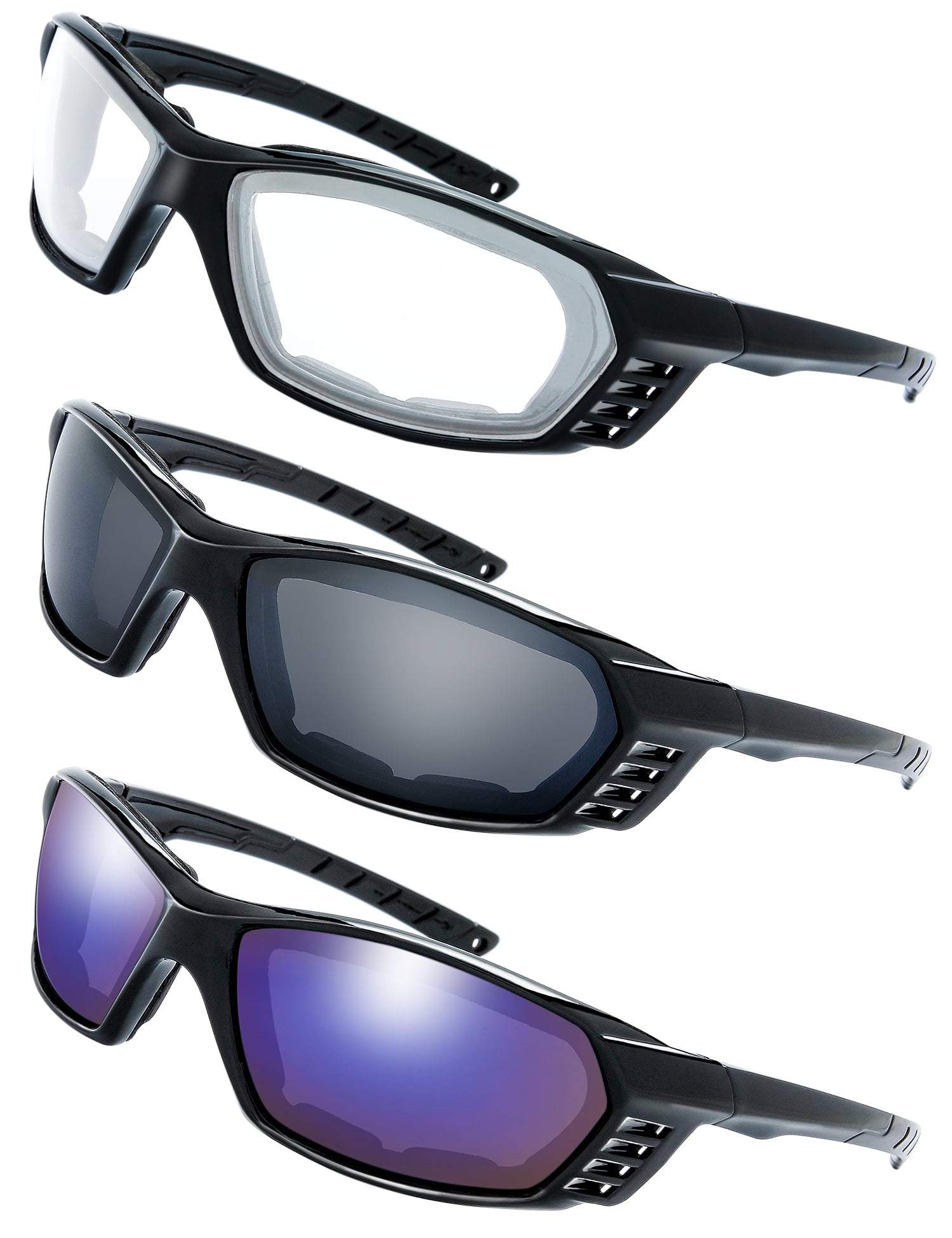 The Fresh Riding Glasses Padded Frame Lens Block 100% UVB for Outdoor ...