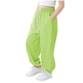 Fesfesfes Boys Girls Summer Cool Sunscreen Pants,Solid Color Children ...
