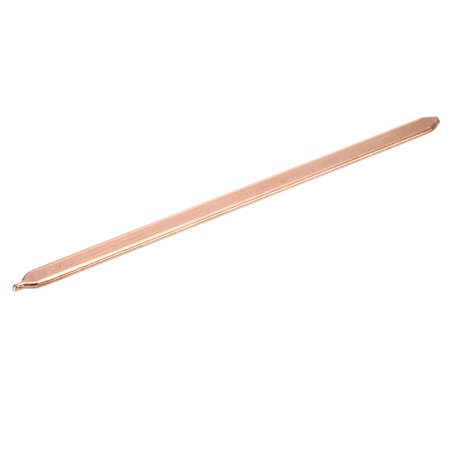 Uxcell Flat Copper Pipe Heatsink Tube 180mm x 8mm x 3mm with Thermal ...