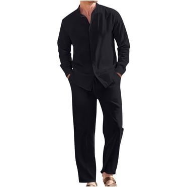 APEXFWDT Men's 2 Piece Athletic Outdoor Sets,Fleece Lined Waterproof ...