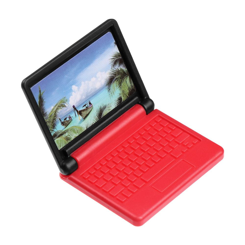 Fashion Office Collapsible For Dolls Toy Doll Accessories Mini Laptop F ...