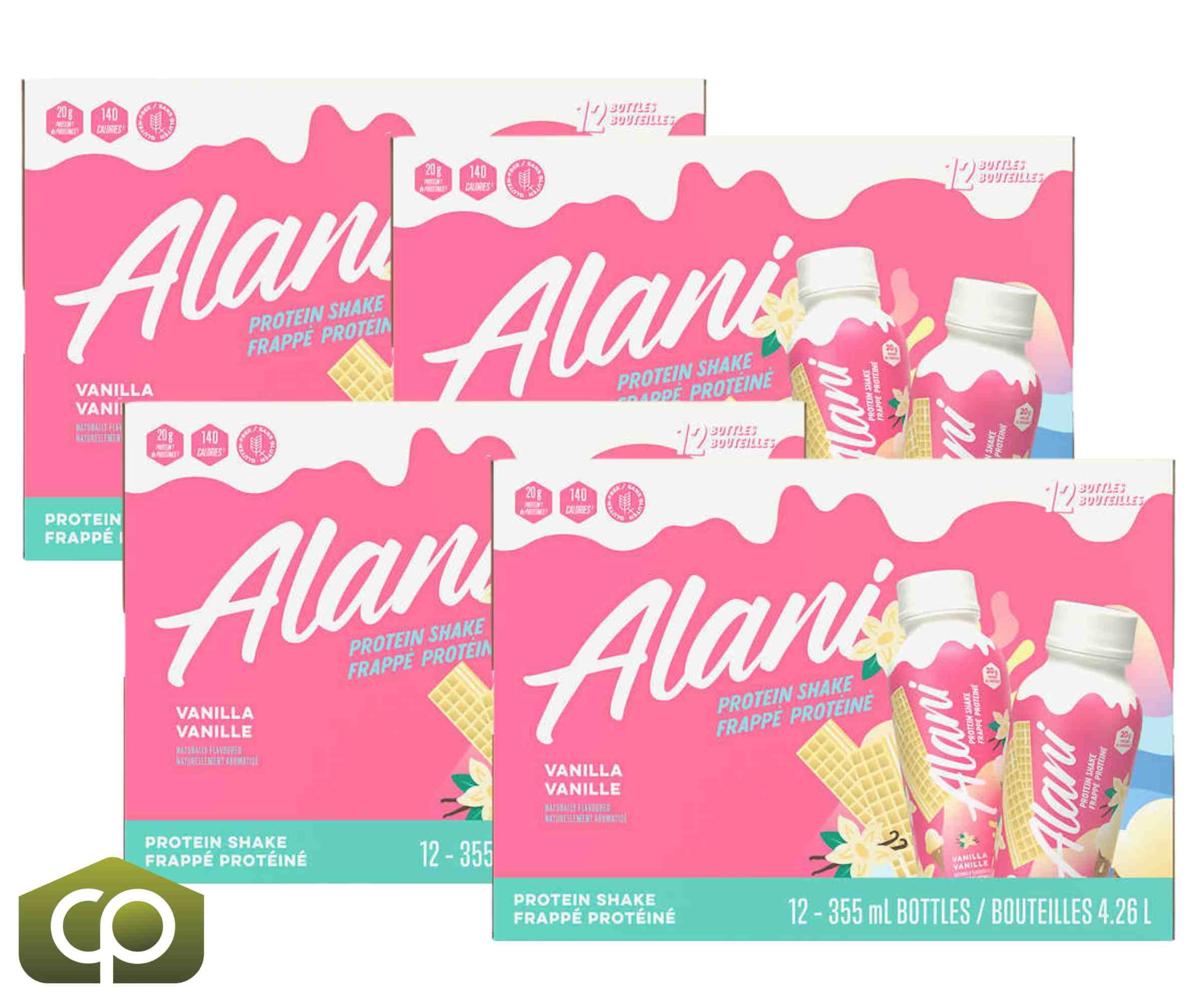 Alani Nu Protein Shake Vanilla 355mL, 12-count - Delicious & Nutrient ...