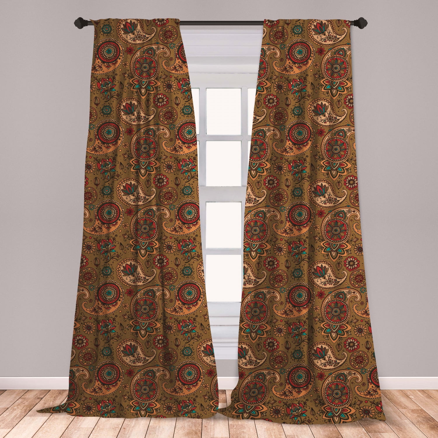 Earth Tone Paisley Designs