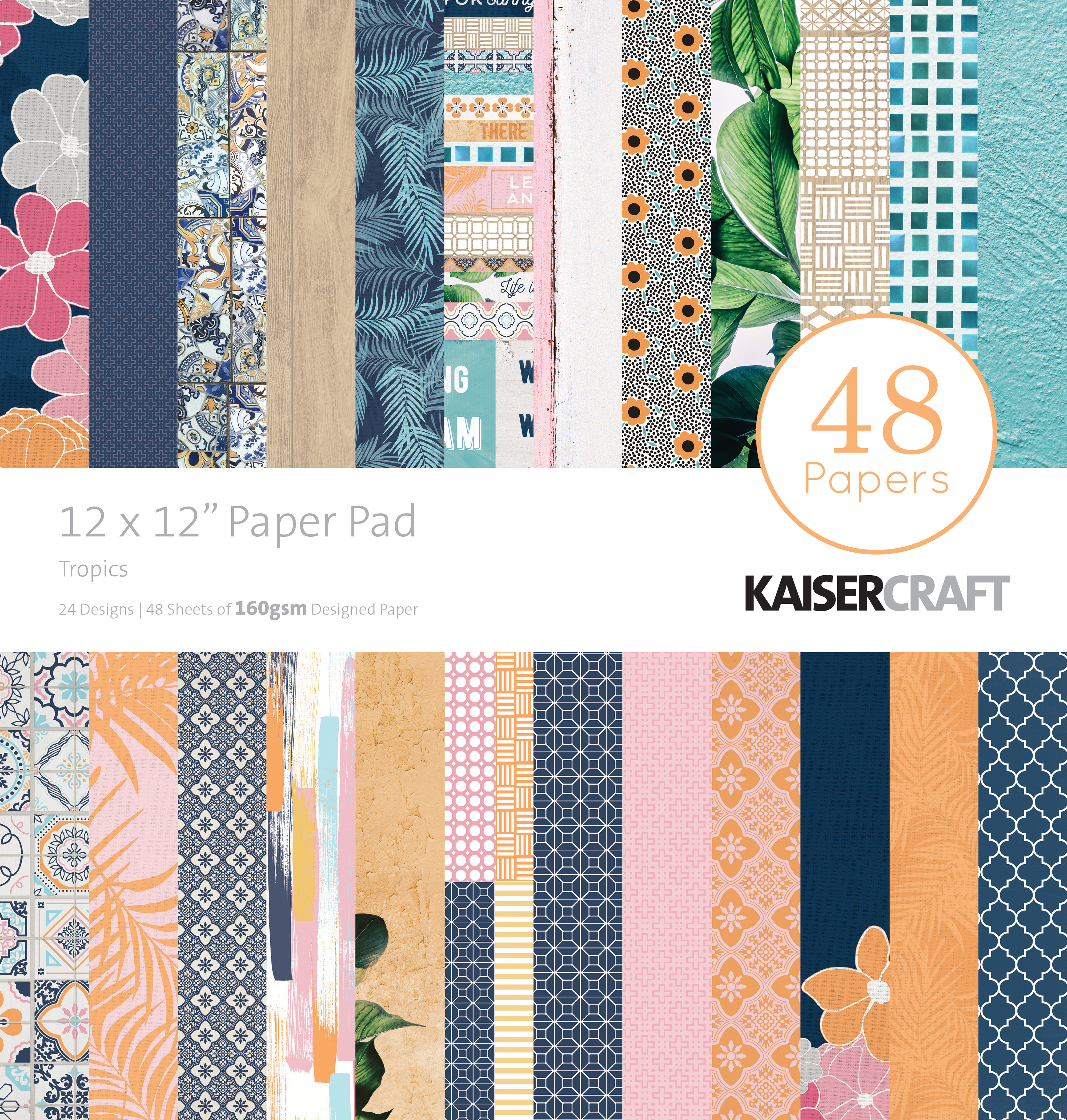 Kaisercraft Paper Pad 12"X12" 48/Pkg-Tropics | Walmart Canada