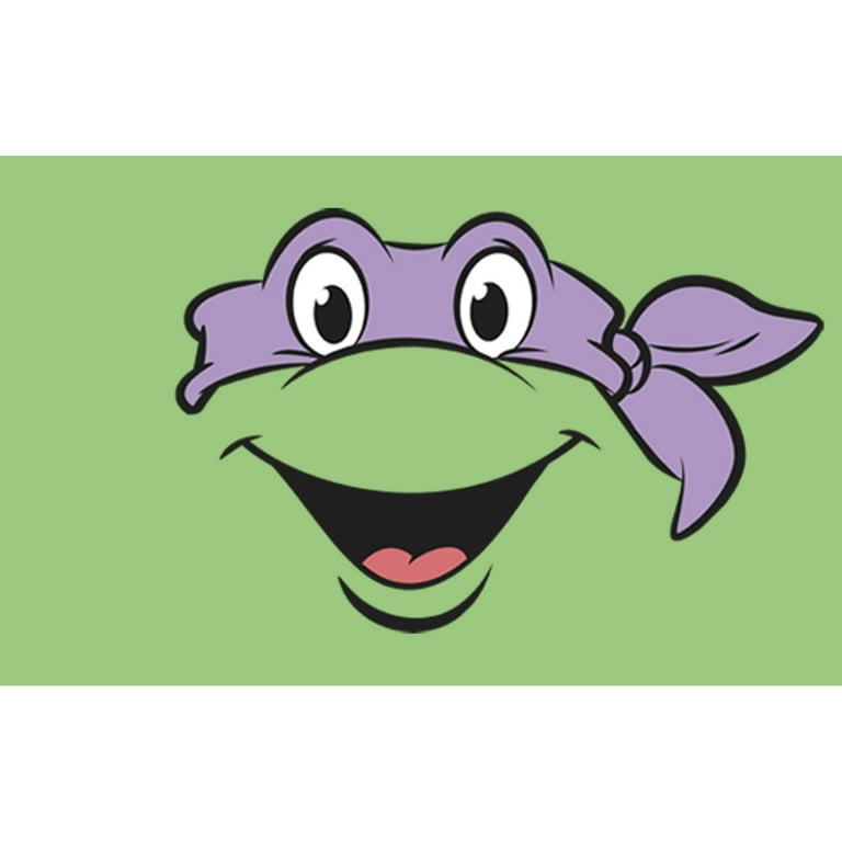 Ninja Turtle Face Outline