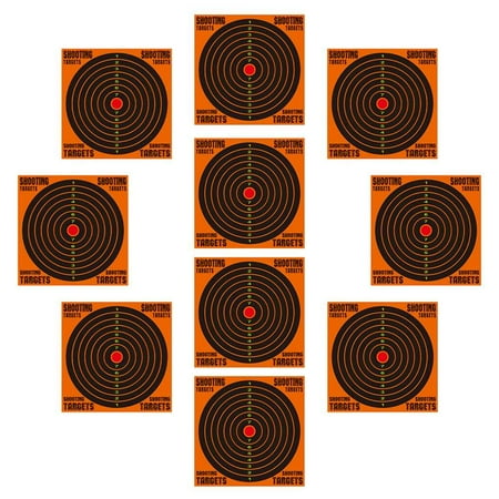 12-inch Splash Training Target Paper Precise Fluorescent Shooting Gun ...
