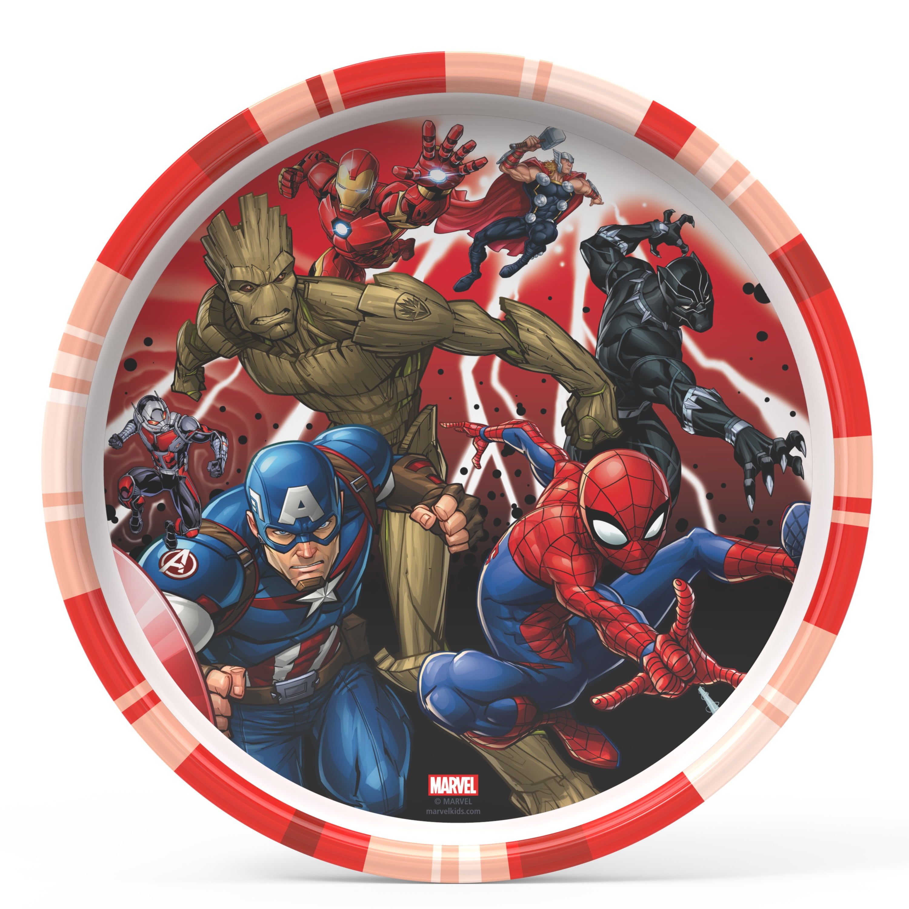 Zak! Designs Marvel Avengers Melamine Plate - Walmart.com