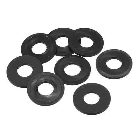 M10 Nylon Flat Washer, 8 Pack 10mm ID 25mm OD Sealing Spacer Gasket ...