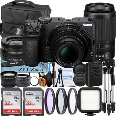 Nikon Z30 Mirrorless Camera with NIKKOR 16-50mm + DX 50-250mm Zoom Lens ...