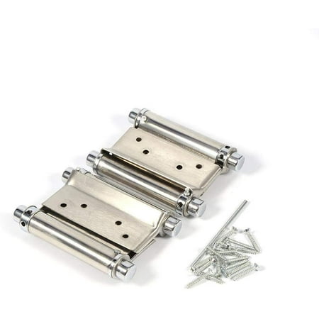 2Pcs 3'' Stainless Steel Spring Hinge Double Action Spring Hinge ...