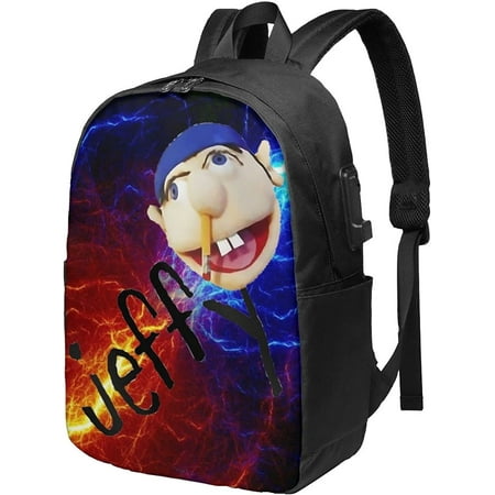 Woodyotime Sml Jeffy Fashionable Computer School Backpack With Usb Port ...