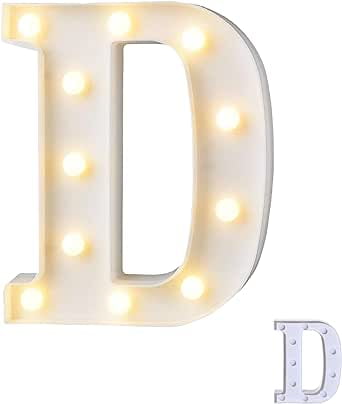 Letra D Bluelander con Luz LED | Walmart en línea
