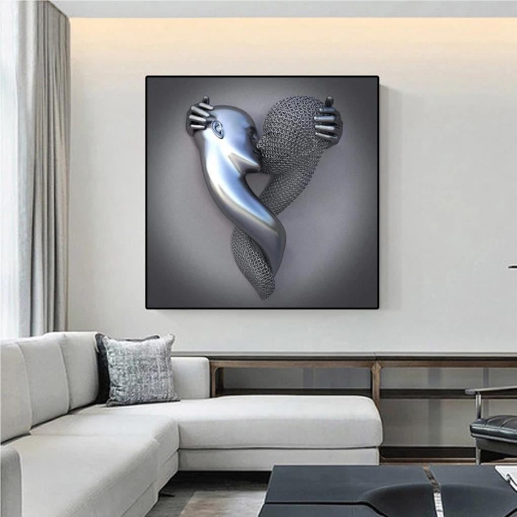 Click here for Babydream1 3d Love Heart Modern Art Decorative Met... prices