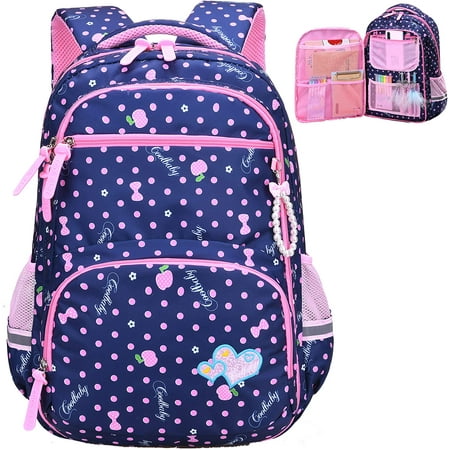 Water Resistant Girls Backpack for Primary Elementary School Large Kids ...
