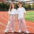 CAIVO Child Boys Girls Lightweight Straight Leg Pants For Summer ...