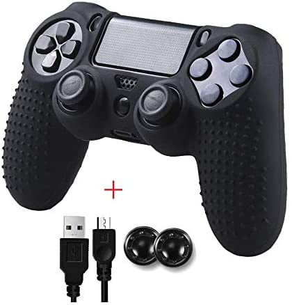 PS4 Controller with Skin Cover, Wireless Bluetooth Gamepad Six-Axies ...