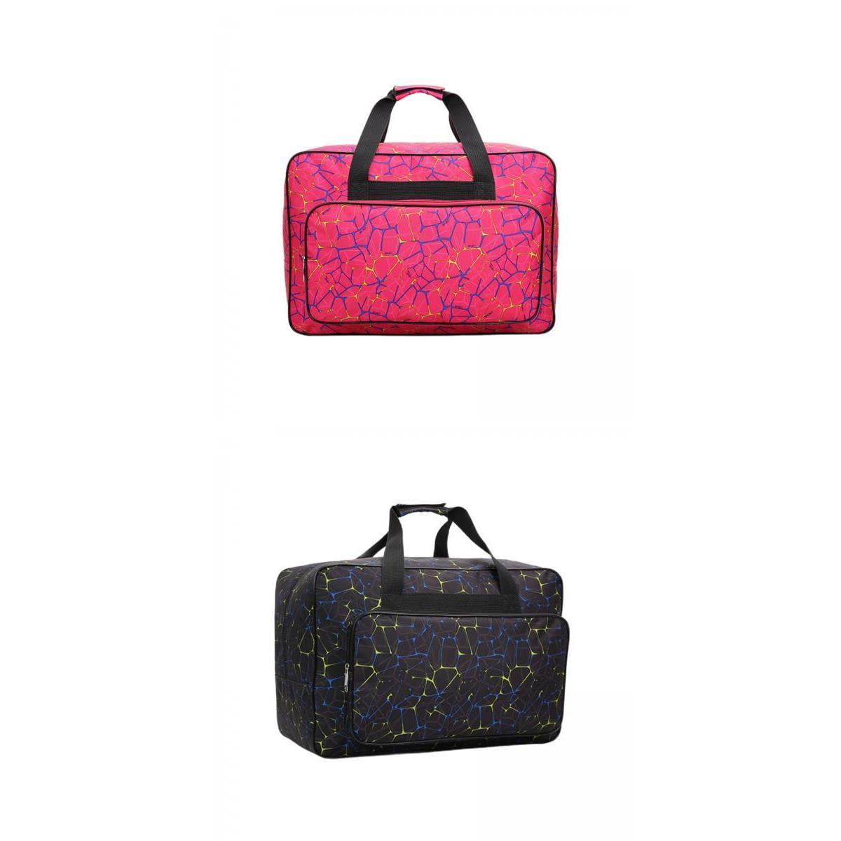 2 Pieces Sewing Machine Storage Bag Handbag Pack Portable Storage black ...