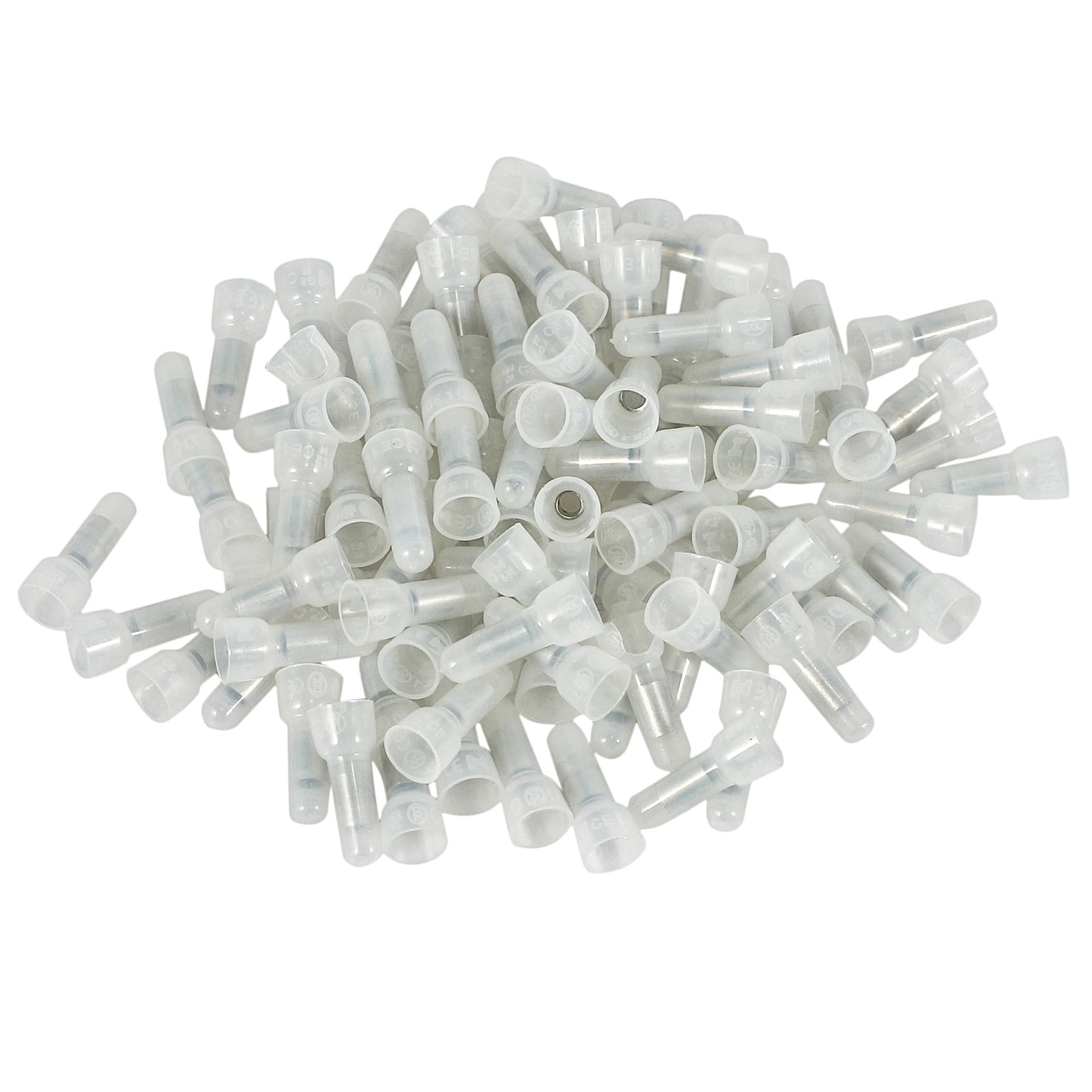 100pcs Nylon Closed End Cap Insulated Connectors Wire Crimp Terminal 16 ...