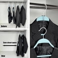 20 Pack Hanger Extenders for Closet 3.15'' Metal Hanger Connector Hooks ...