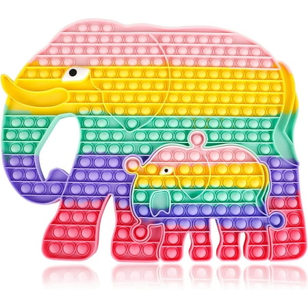 Super Big Size Push Popper It Cute Pop Pops Fidget Sensory Toy, Bubbles ...