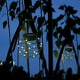 Solar Powered Spiral LED Lantern - Outdoor Garden Decorative Light ...