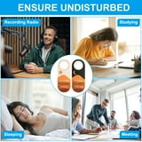 Uxcell 9x3.5 Inch Do Not Disturb Door Hanger Sign, Double Sided Hanging ...