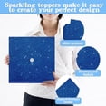 10 Pieces Graduation Cap Decoration Blank Graduation Cap Topper Glitter ...