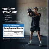 Raw Nutrition Essentials Creatine Monohydrate, Blue Raspberry, 50 ...
