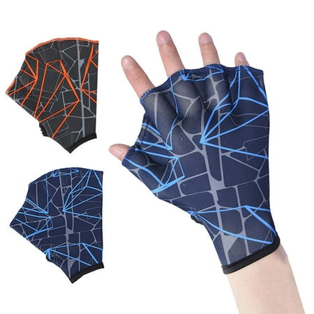 1 Pair Aquatic Gloves Swimming Training Gloves Swimming Webbed Gloves ...