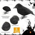 Halloween Crows Hallowee Birds Fake Crows Decoration Black Feathered ...
