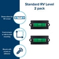 Camco, RV Level, 25523, Front-to-Back or Side-to-Side Leveling 2 Pack ...