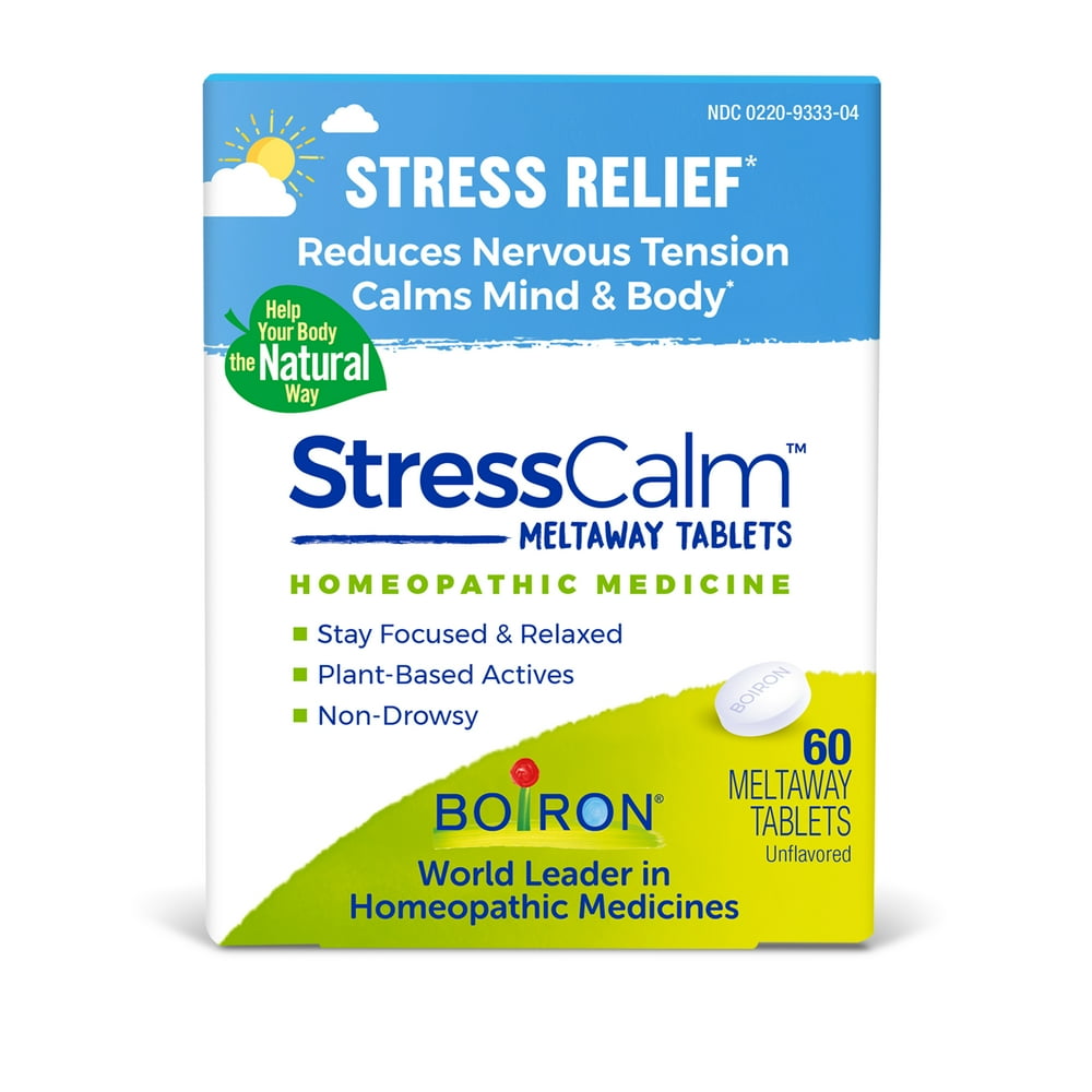 Boiron StressCalm 60 Tablets Stress Relief - Walmart.com - Walmart.com