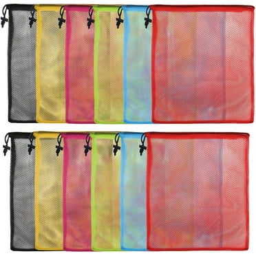 Uxcell 11.8"x15.7" Mesh Laundry Bags with Drawstring Small Clothes Mesh ...