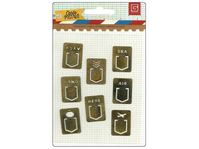 BasicGrey Metal Tabs Carte Postale - Walmart.com