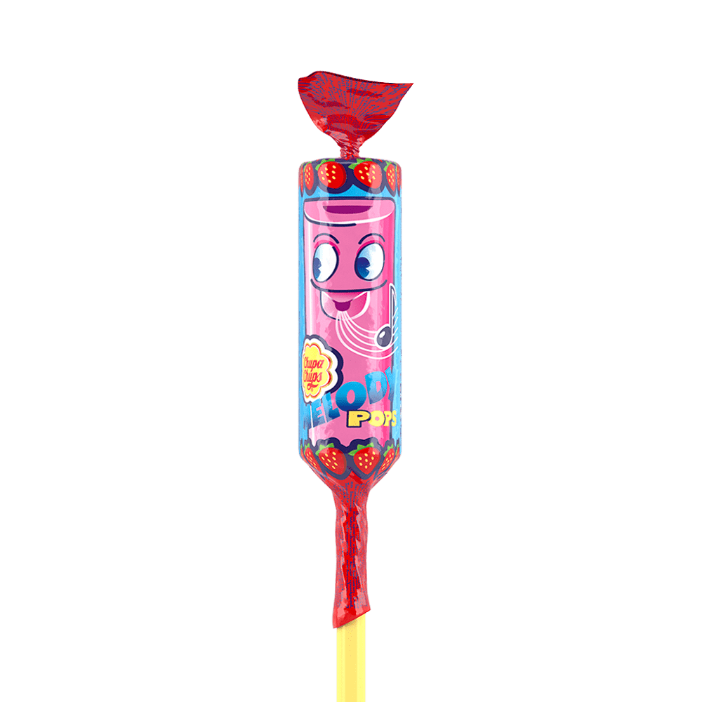 Chupa Chups Melody Pops Strawberry 12G (Pack of 10) - Walmart.com