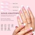 216 count White Tip Press Nails Meidum Coffin Nails False Nails Full ...