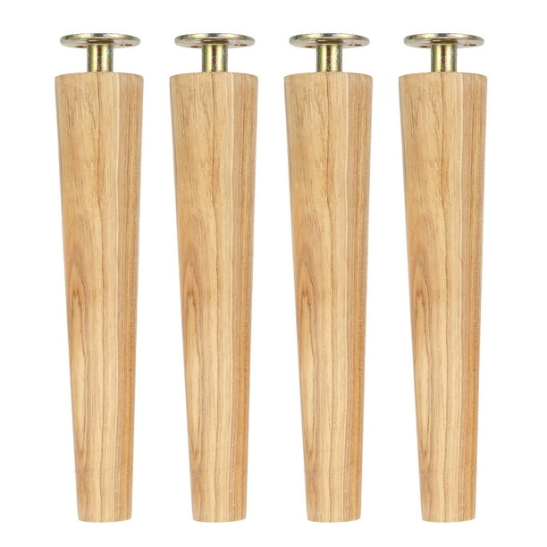 Fyeme Wooden Table Legs, Wood Furniture Leg, Wooden Sofa Feet, Wood ...
